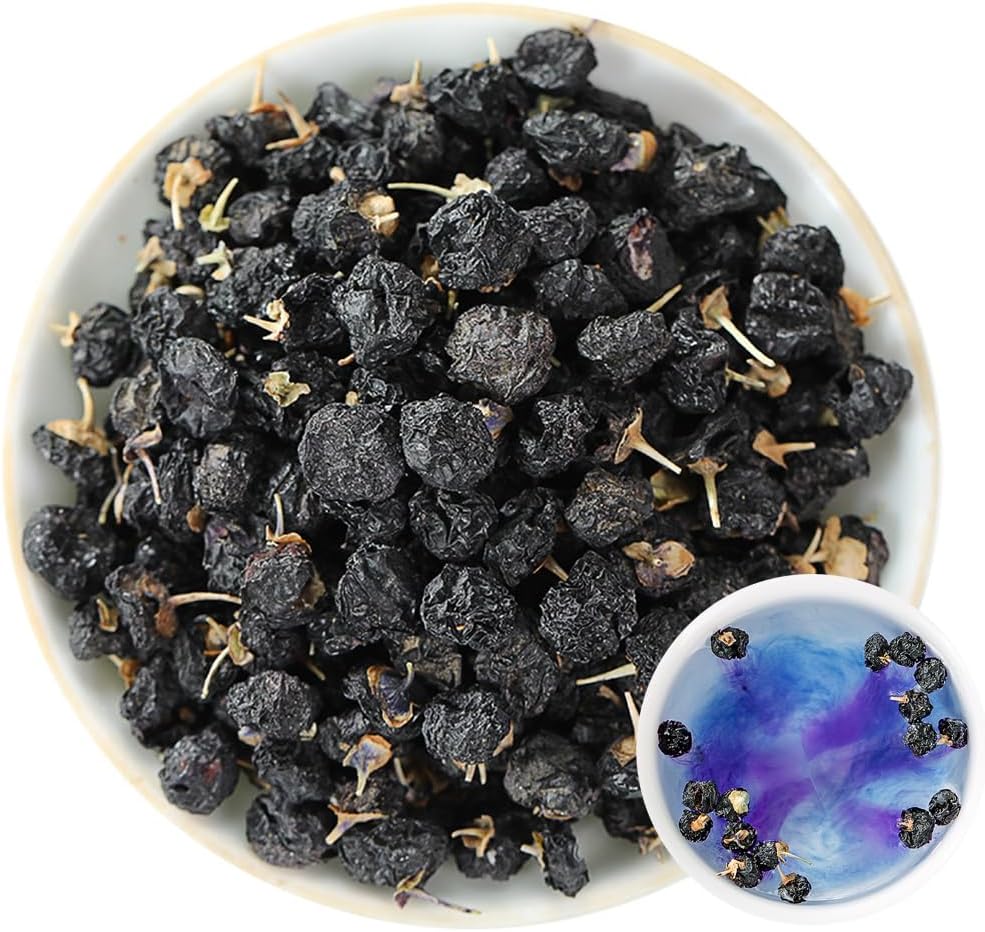 100% Dried Black Wolfberry 100G/3.52oz Black Goji Berries Black ...