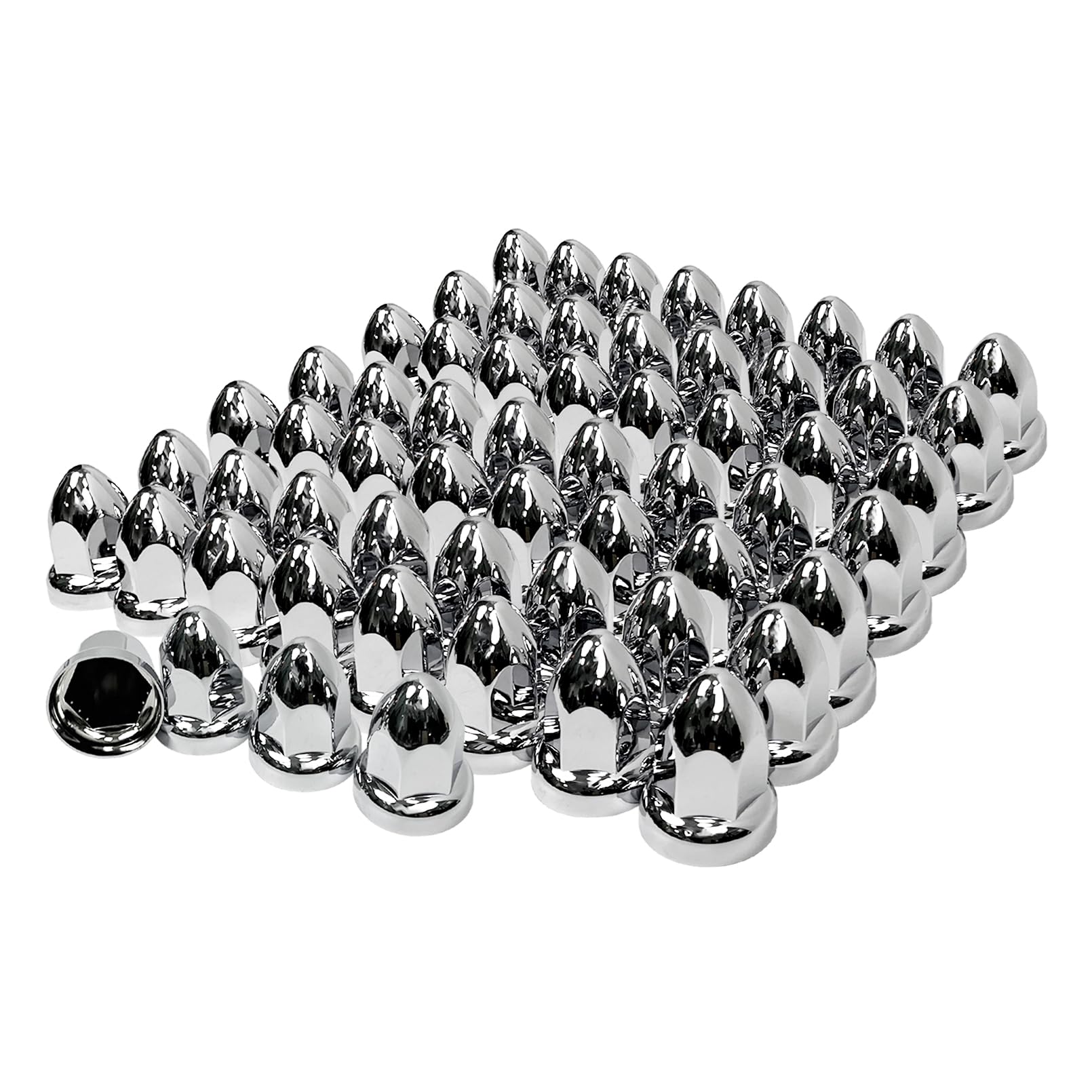 Amazon.com: Grandroad auto 60 Pack Lug Nut Covers for Semi Trucks, 33mm ...