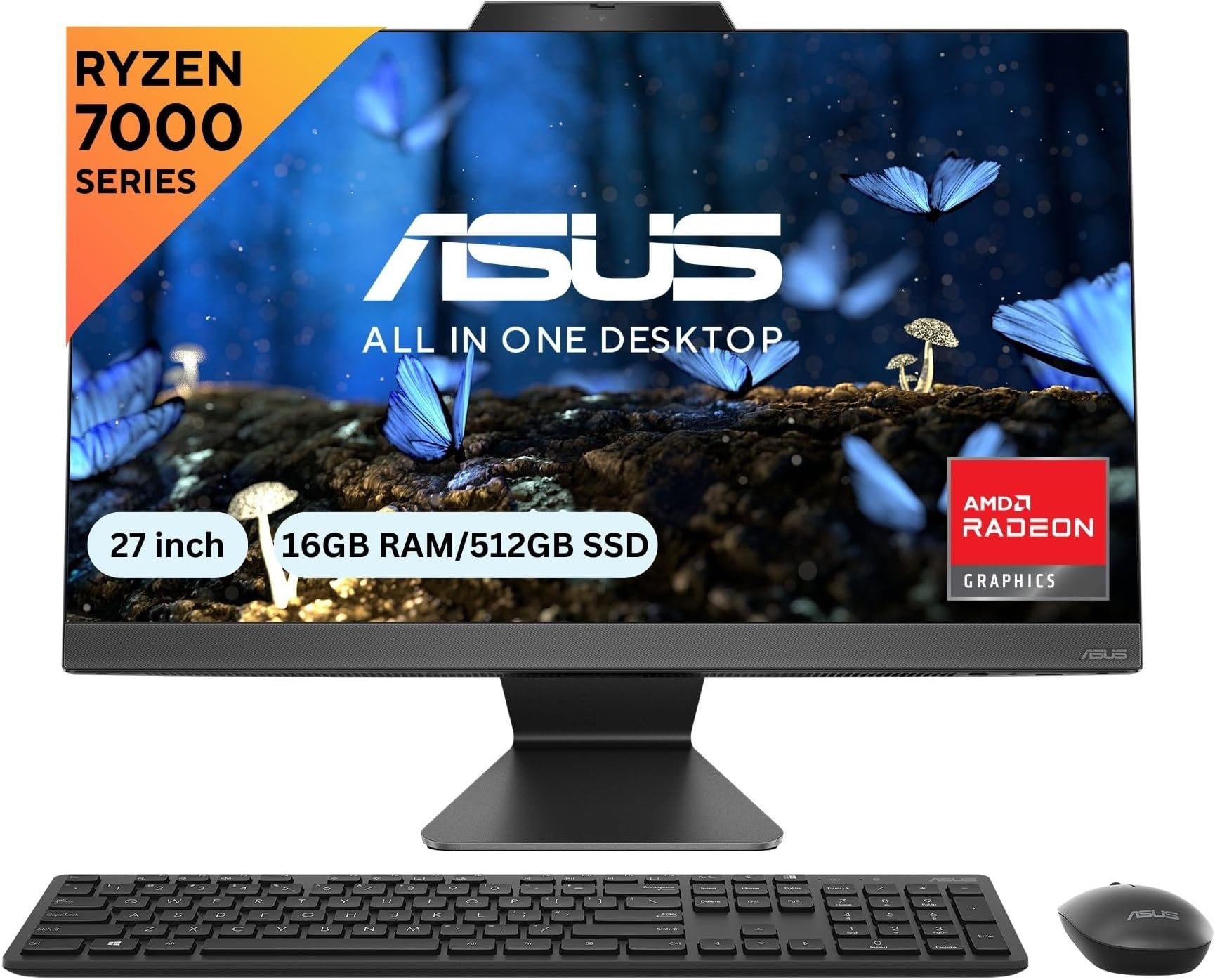 Lenovo IdeaCentre AIO 13th Gen Core i3-1315U 24" FHD IPS (8GB RAM/512GB ...