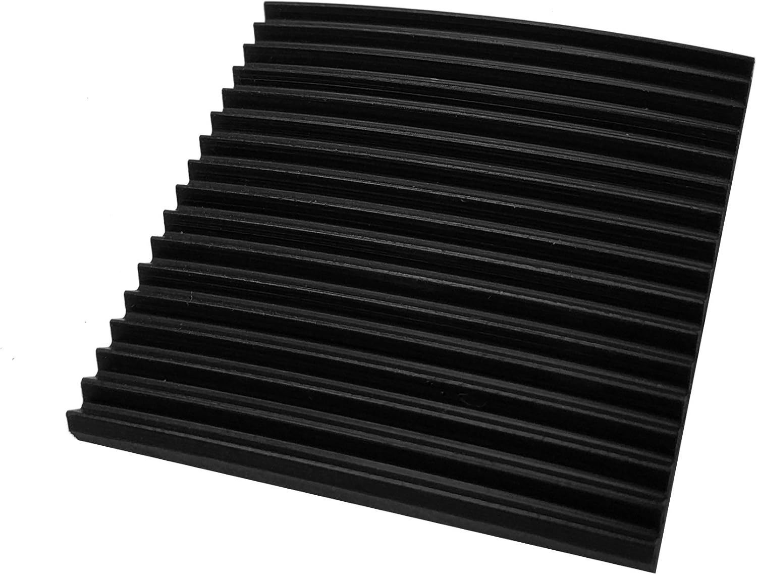 Amazon.com: Herco 1/4" Thick 2" x 2" Corrugated Non-Slip Neoprene ...