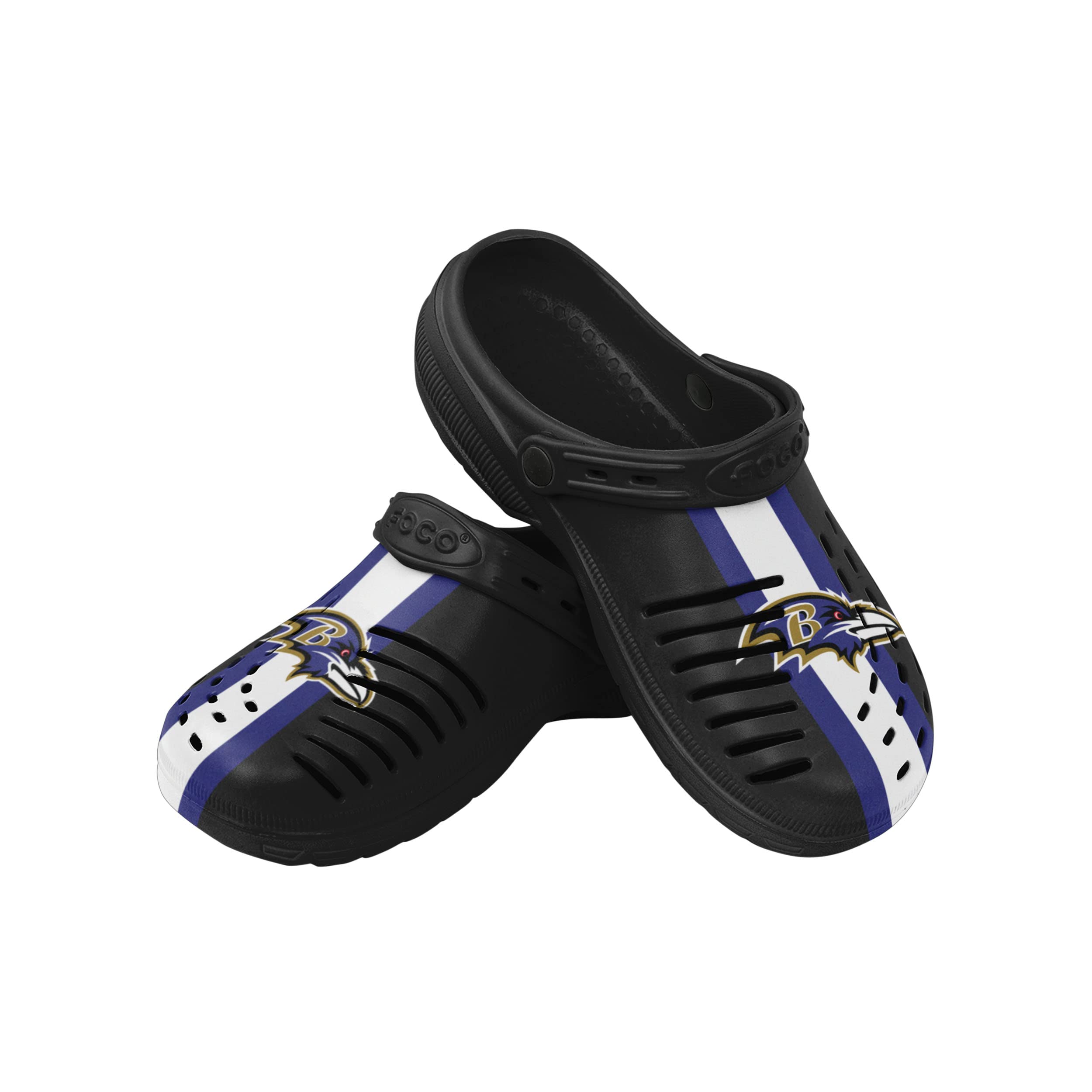 Snapklik.com : FOCO Mens NFL Logo Garden Water Sandals Shoes Slipper Clogs