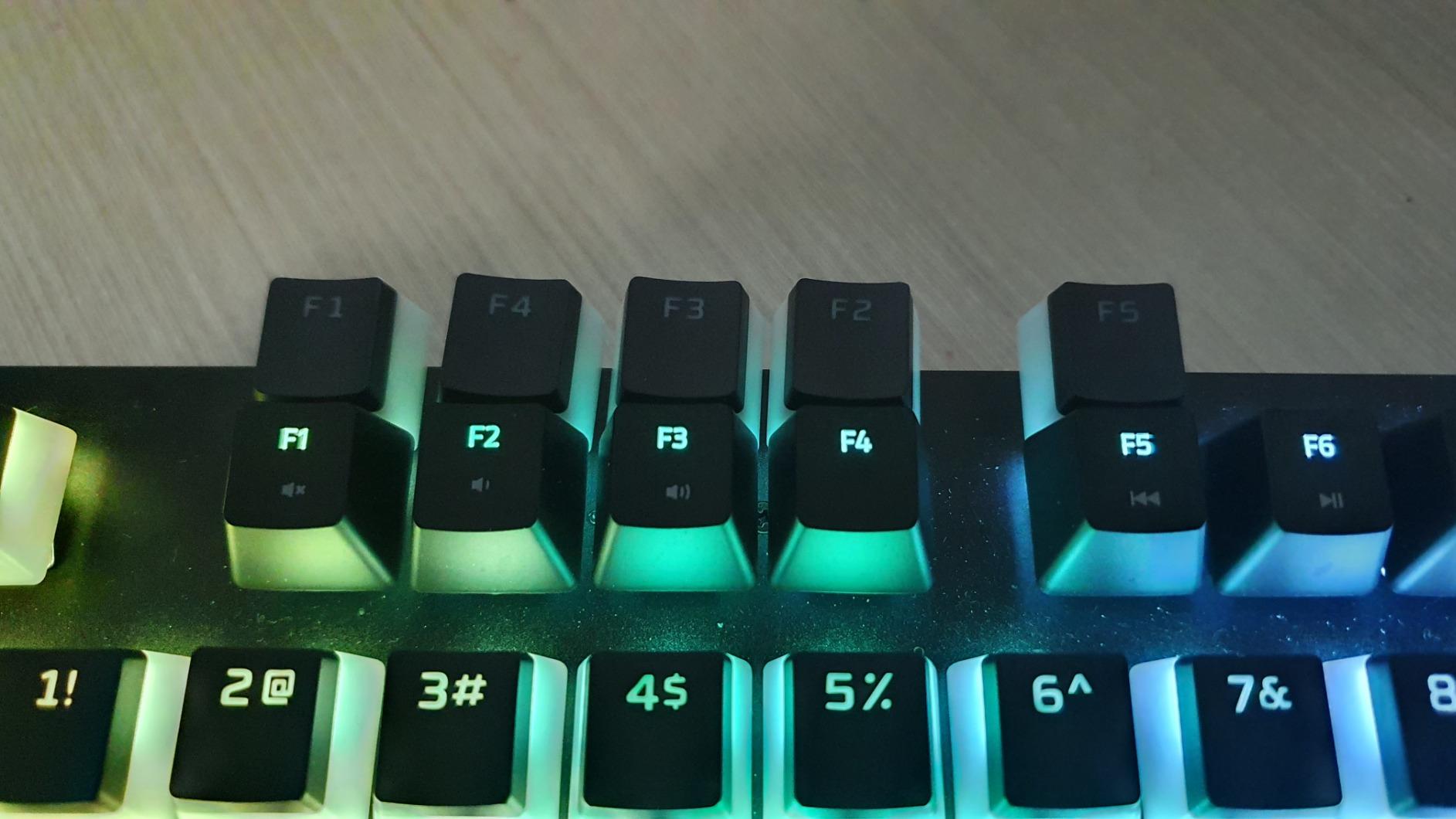 HyperX Pudding Keycaps - Full Key Set - PBT - Black - English (US ...