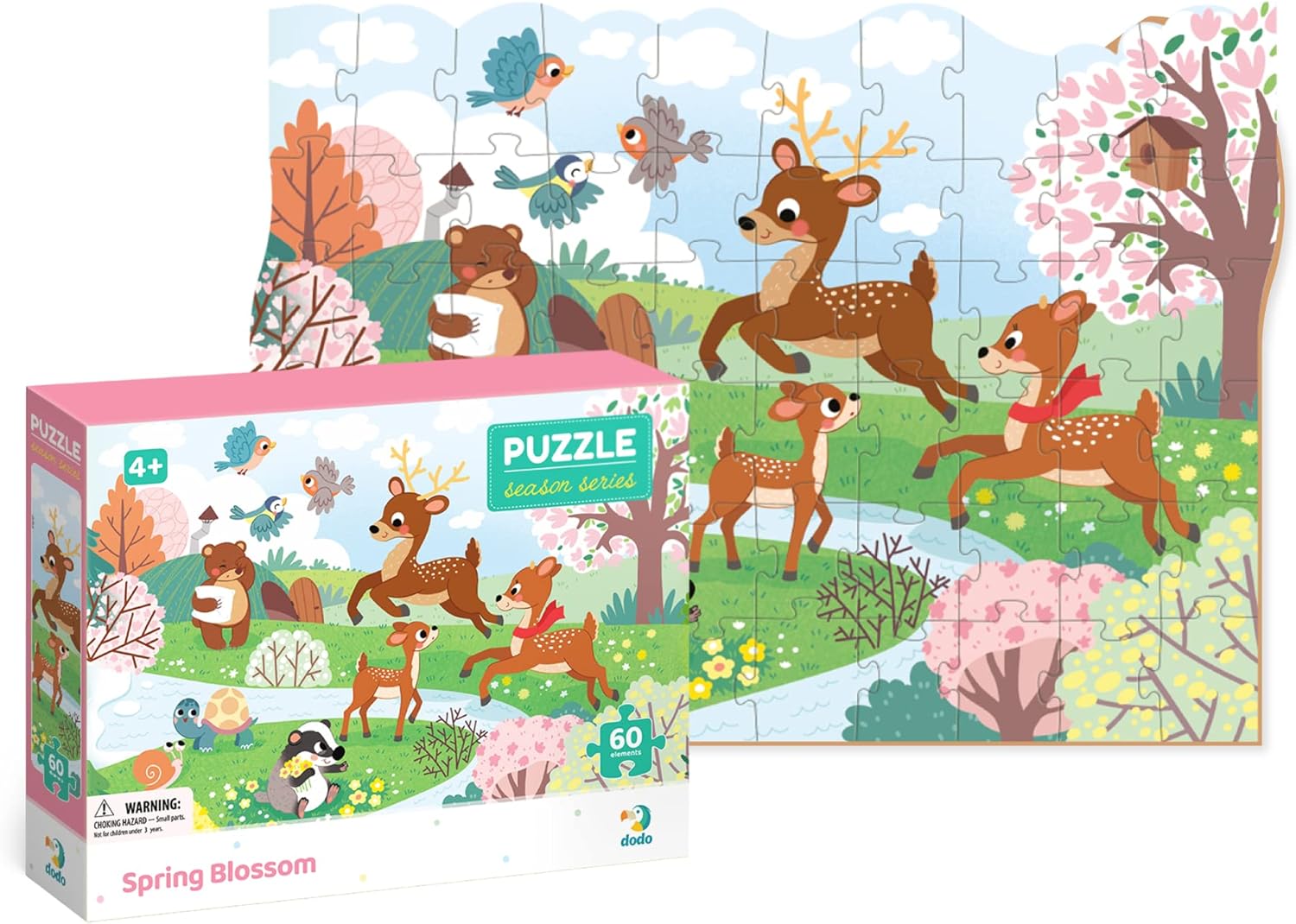 Spring Blossom Seasons Spring Jigsaw Puzzle for Kids 4 years old and up ...