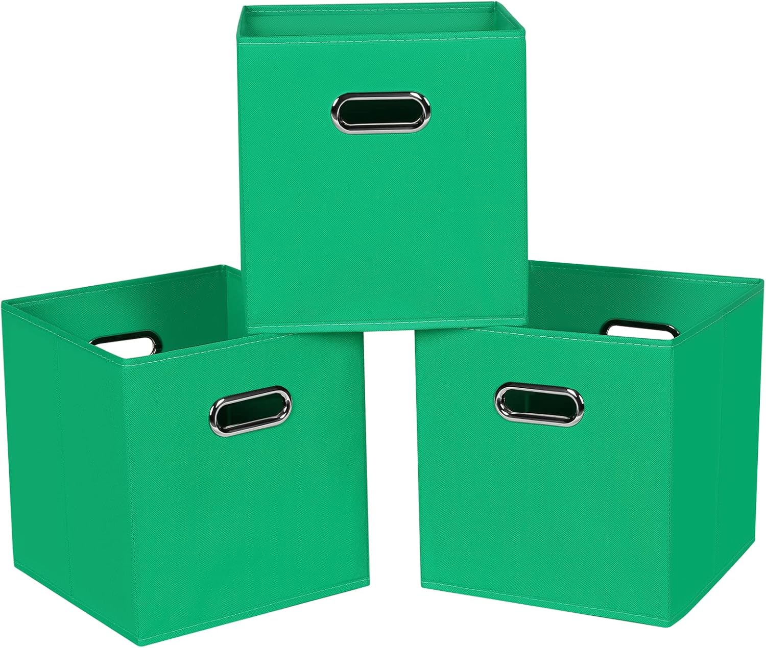 Amazon.com - SEVENDOME Fabric Storage Bins，13 Inch Cube Organizer Bins ...