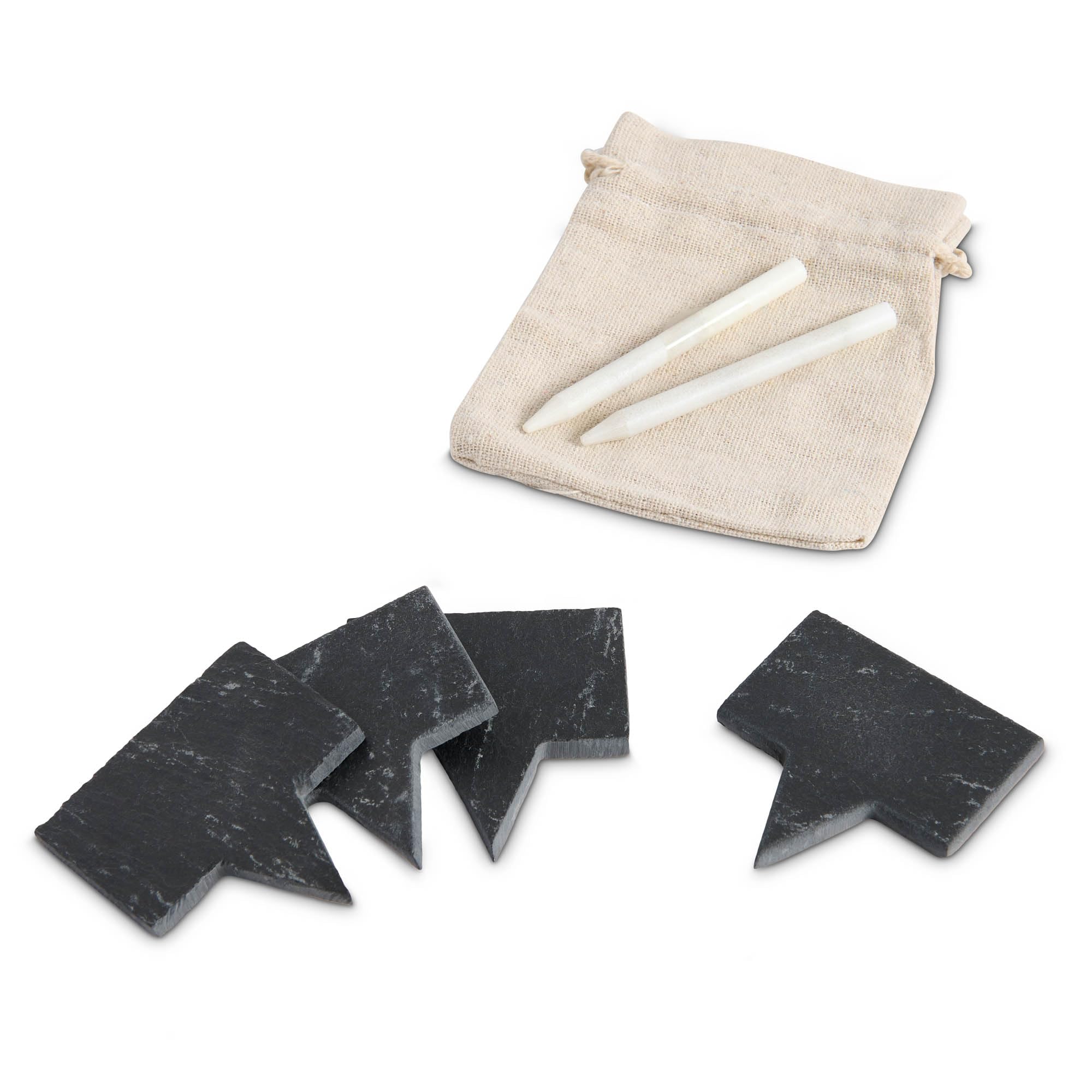 Amazon.com: HIC Kitchen Slate Cheese Marker Set, Natural Slate, 7-Piece ...