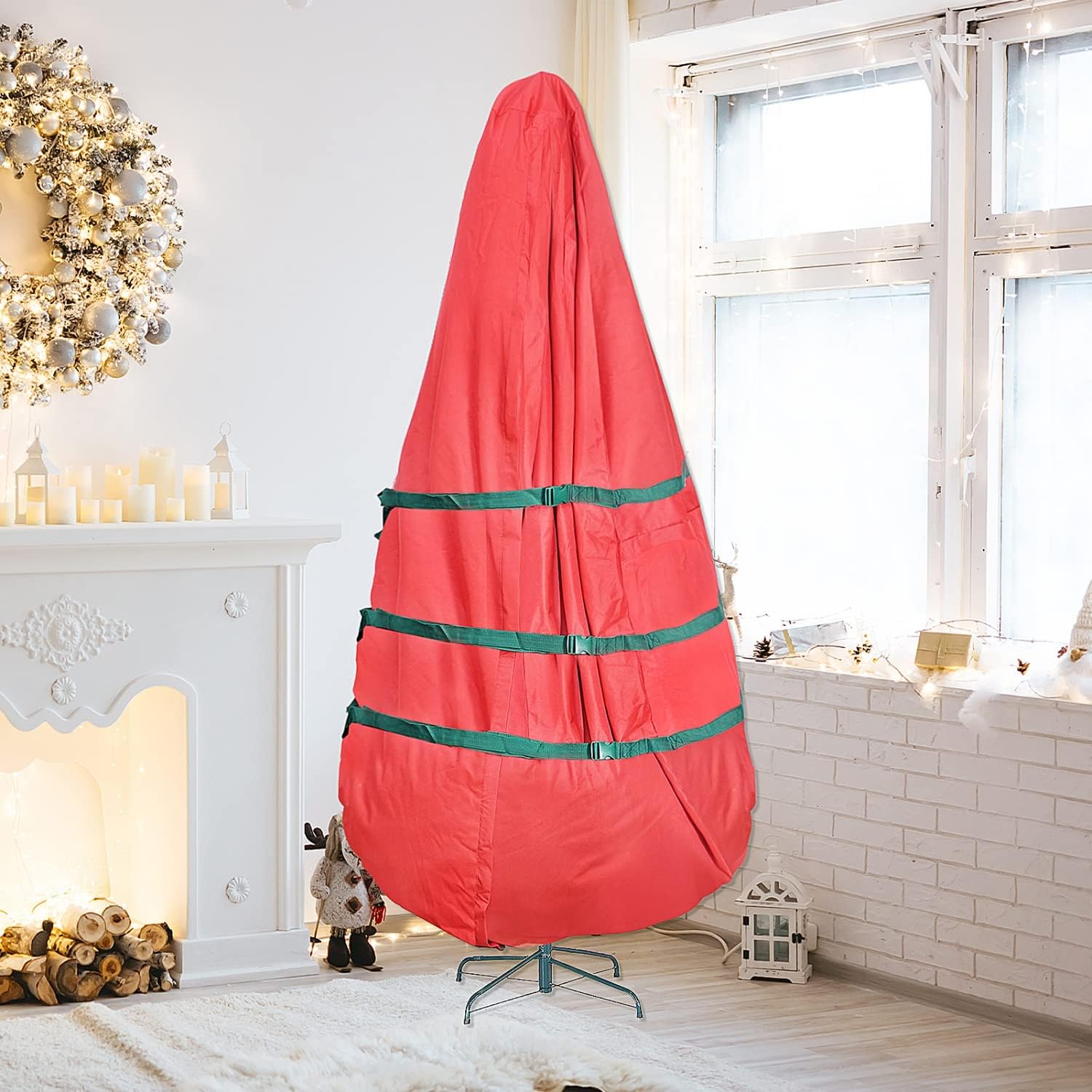 Amazon.com: Upright Christmas Tree Storage Bag 7.5 Ft, Artificial ...