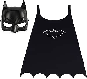 Amazon.com: BATMAN DC Comics, Cape and Mask Set, Super Hero Costume ...