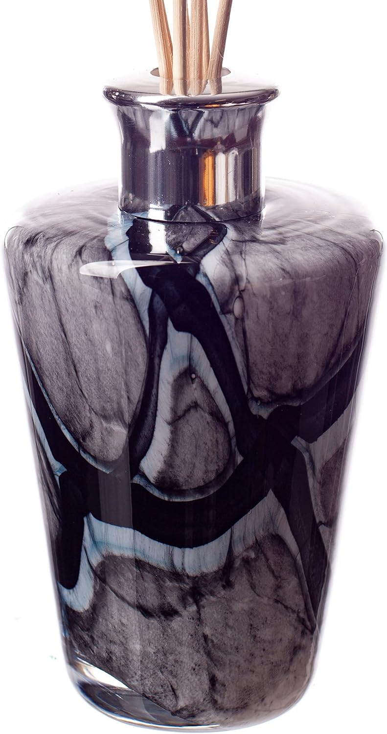 Amelia Art Glass Conical Reed Diffuser - Arctic Storm : Amazon.co.uk ...