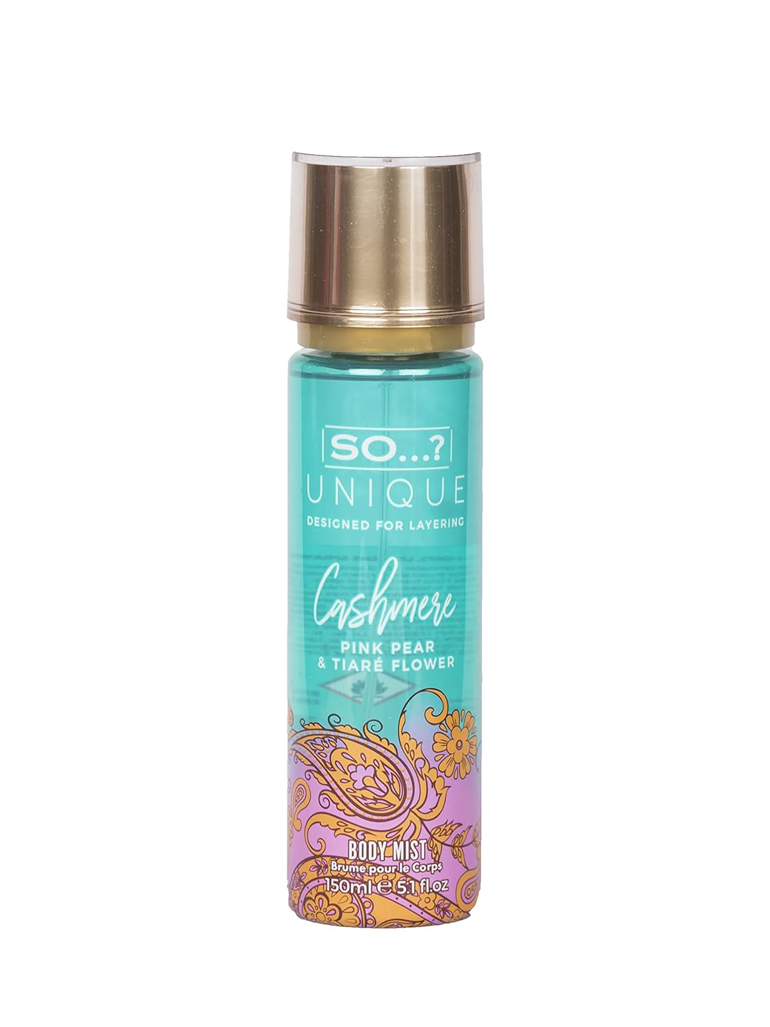 SO Unique Cashmere Floral Body Mist - 150Ml | Pink Pear & Tiare Flower ...