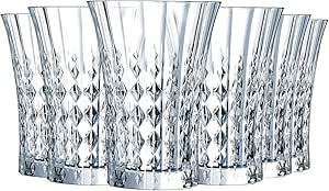 Amazon.com: Cristal d'Arques Lady Diamond - Water Glasses 360 ml - Pack ...