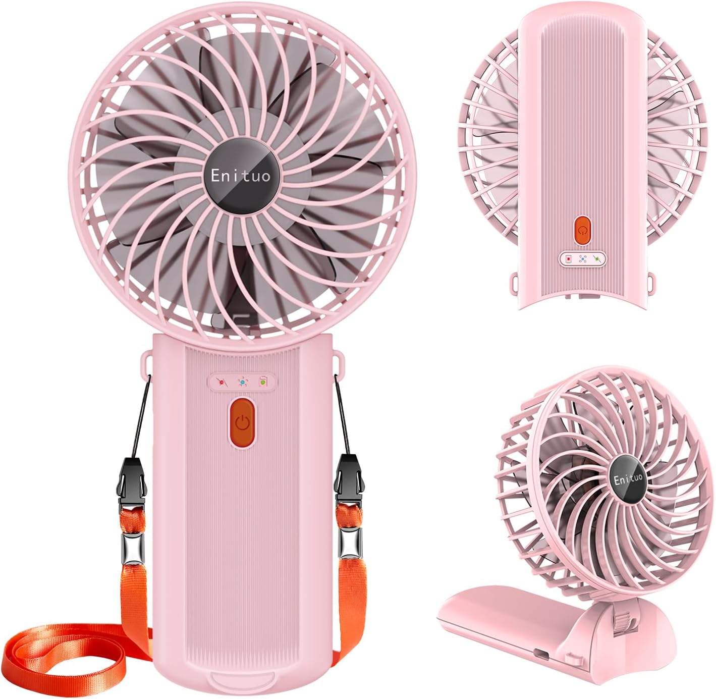 Amazon.com: Generic Hand Held Fan Portable, Personal Folding Travel Fan ...