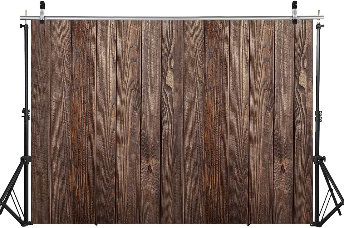 Amazon.com : WOLADA 7x5FT Wood Backdrop Rustic Backdrops for ...