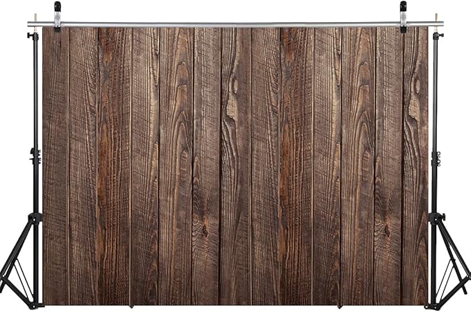 Amazon.com : WOLADA 7x5FT Wood Backdrop Rustic Backdrops for ...