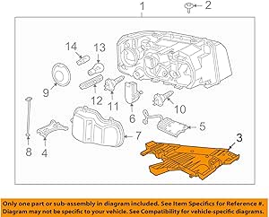 Amazon.com: Genuine LAND ROVER HEADLAMP BRACKET LR2 RIGHT SIDE LR001541 ...