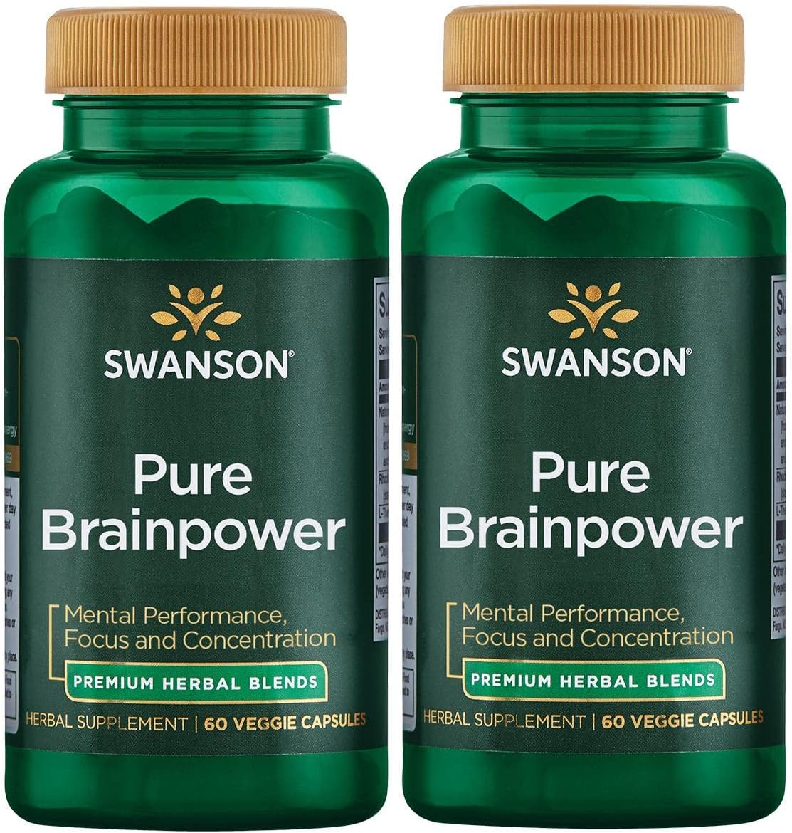 Amazon.com: Swanson Pure Brainpower Brain Health Cognitive Memory Focus ...