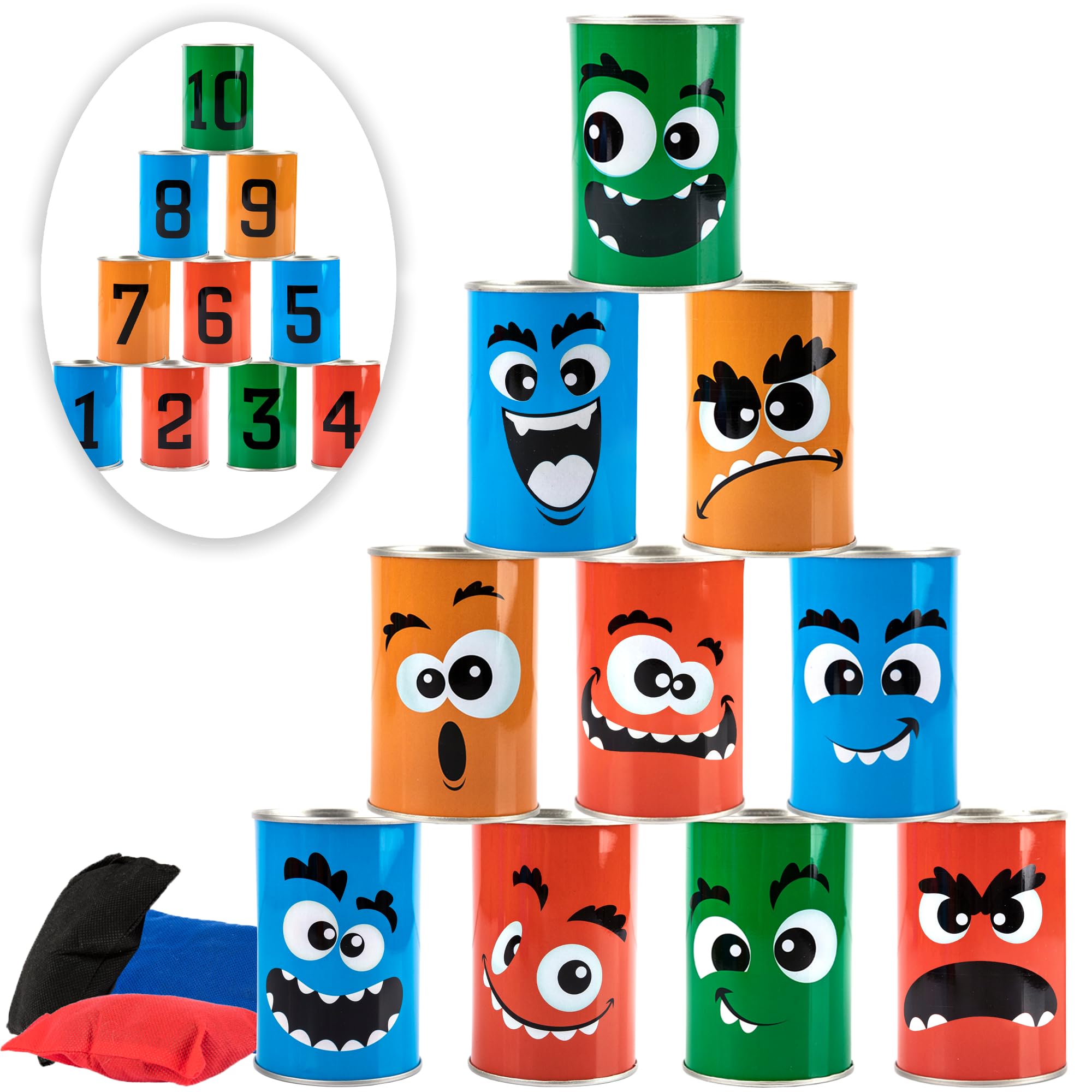 Amazon.com: Gamie Halloween Carnival Bean Bag Toss Game - Halloween ...