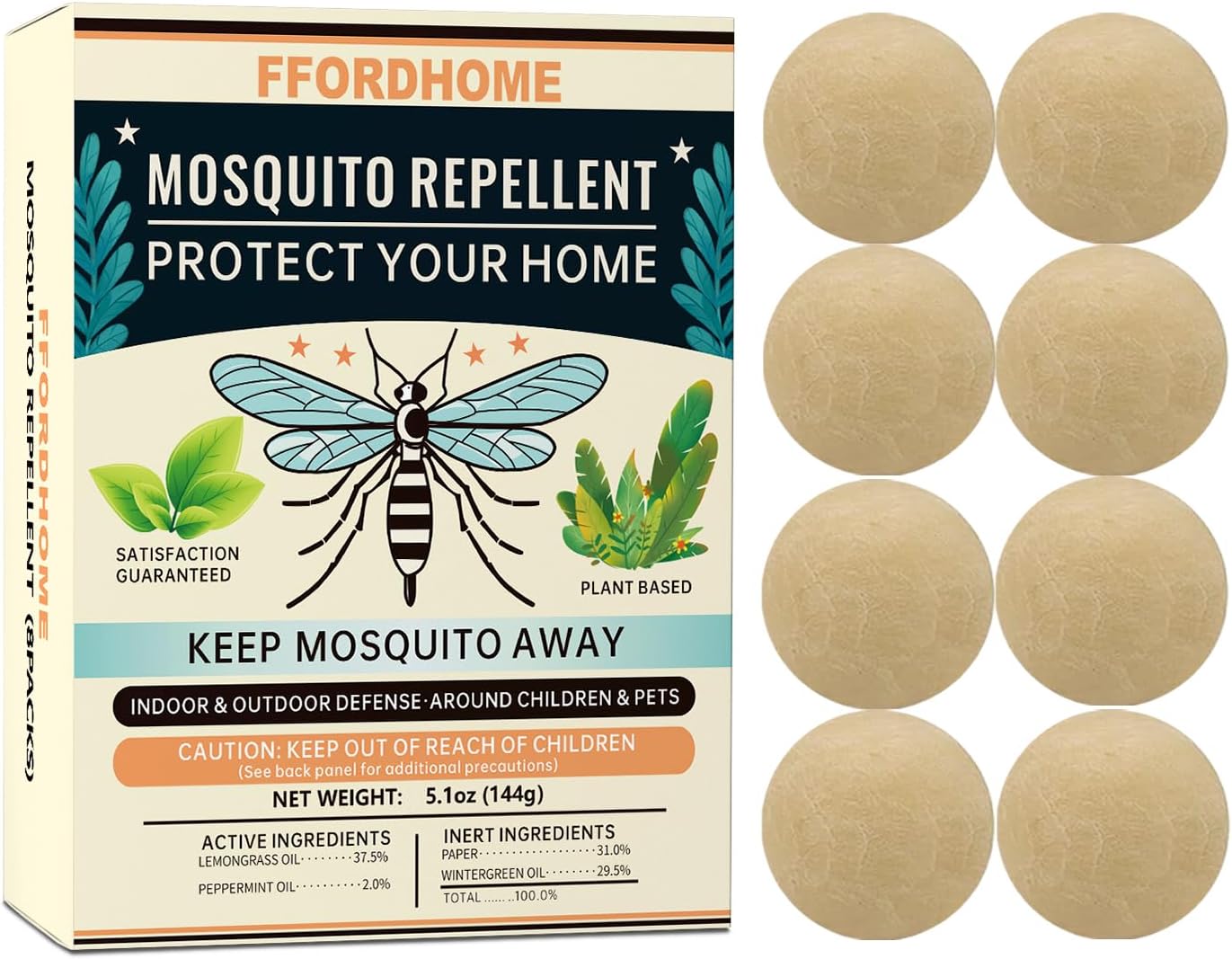 Amazon.com: FfordHome Mosquito Repellent for Patio - Mosquito Repellent ...