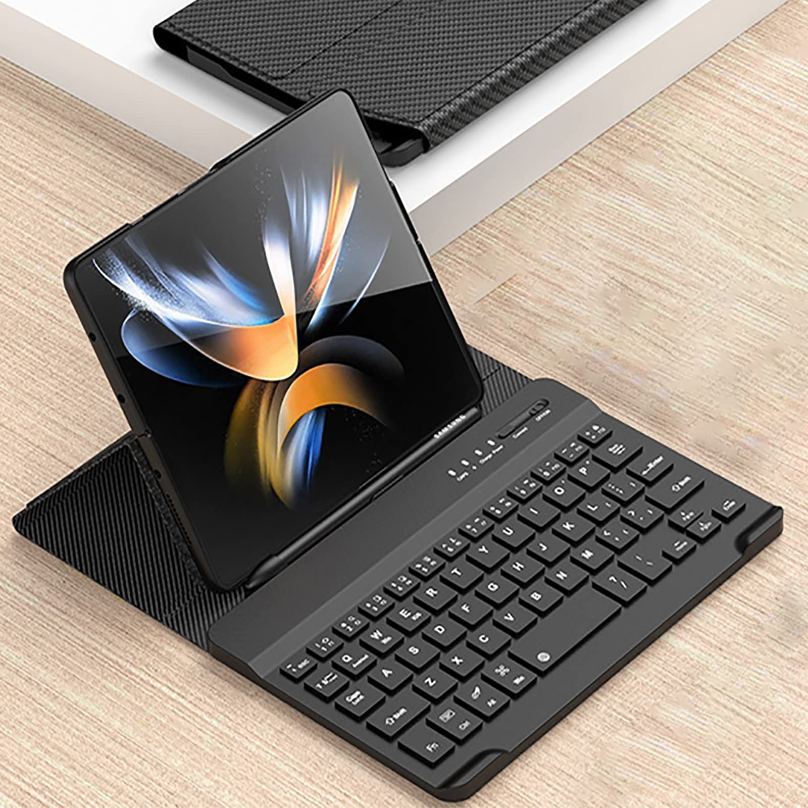 Amazon.com: BRAND SET Galaxy Z Fold 4 Keyboard Case, Z Fold 3/Fold 4 ...