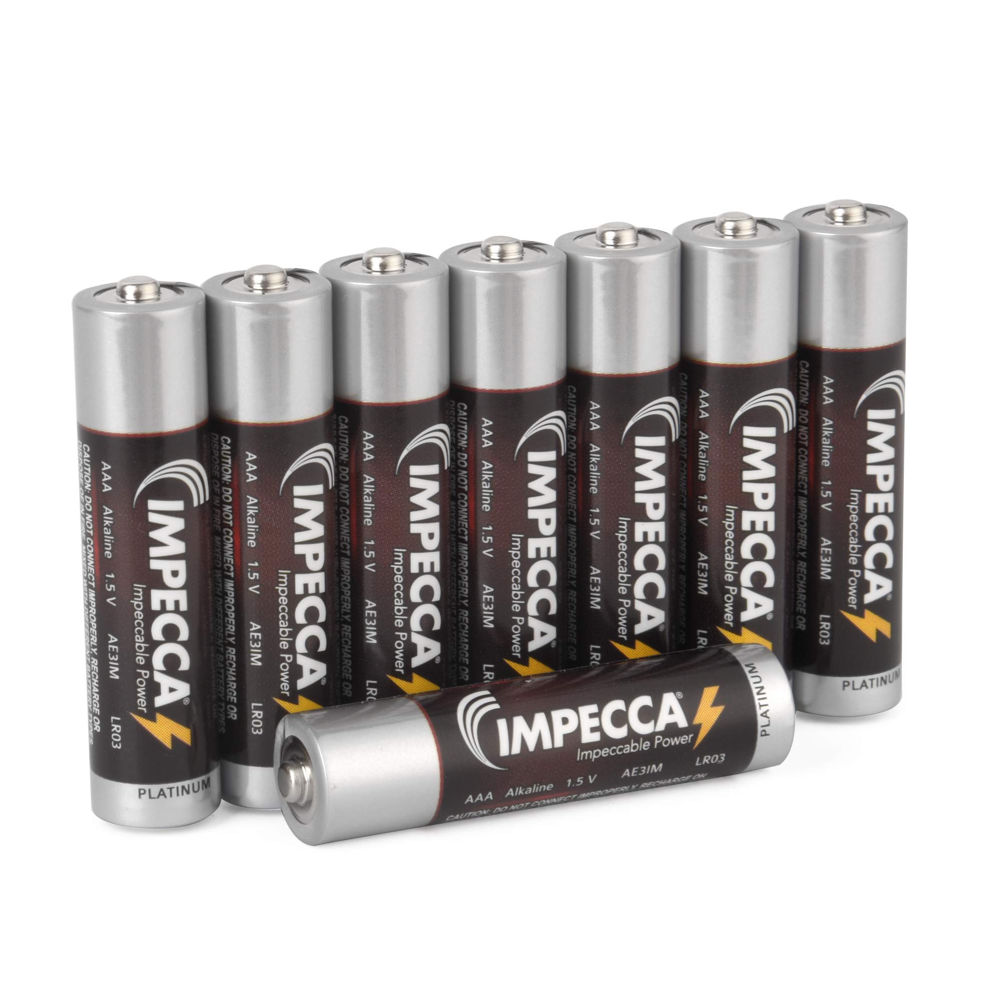 Snapklik.com : Impecca AAA Batteries, All Purpose Alkaline Batteries