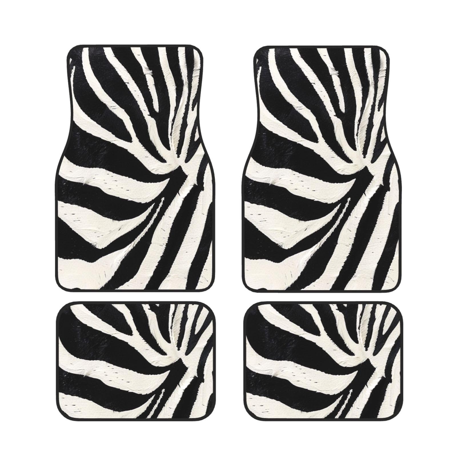 Blue Zebra Car Mats