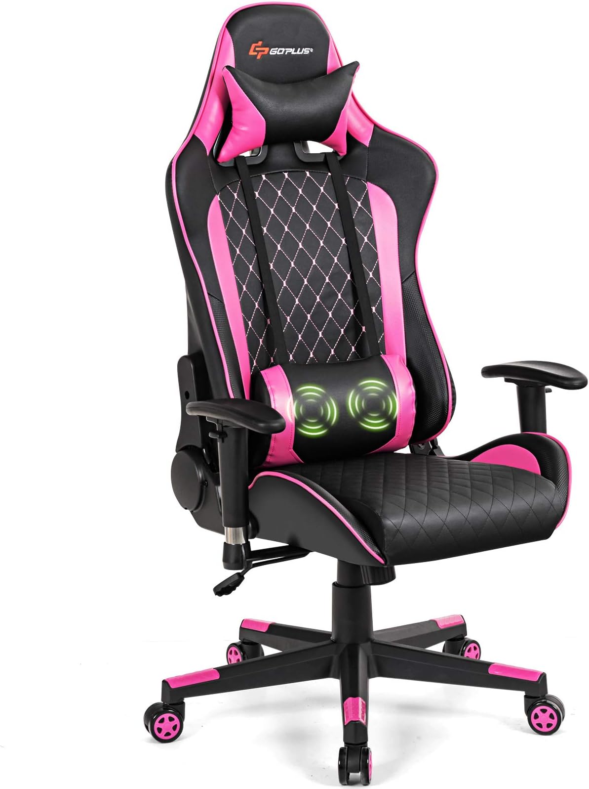 Amazon.com: Techni Sport High Back Racing Chair with Padded Arms, PC ...