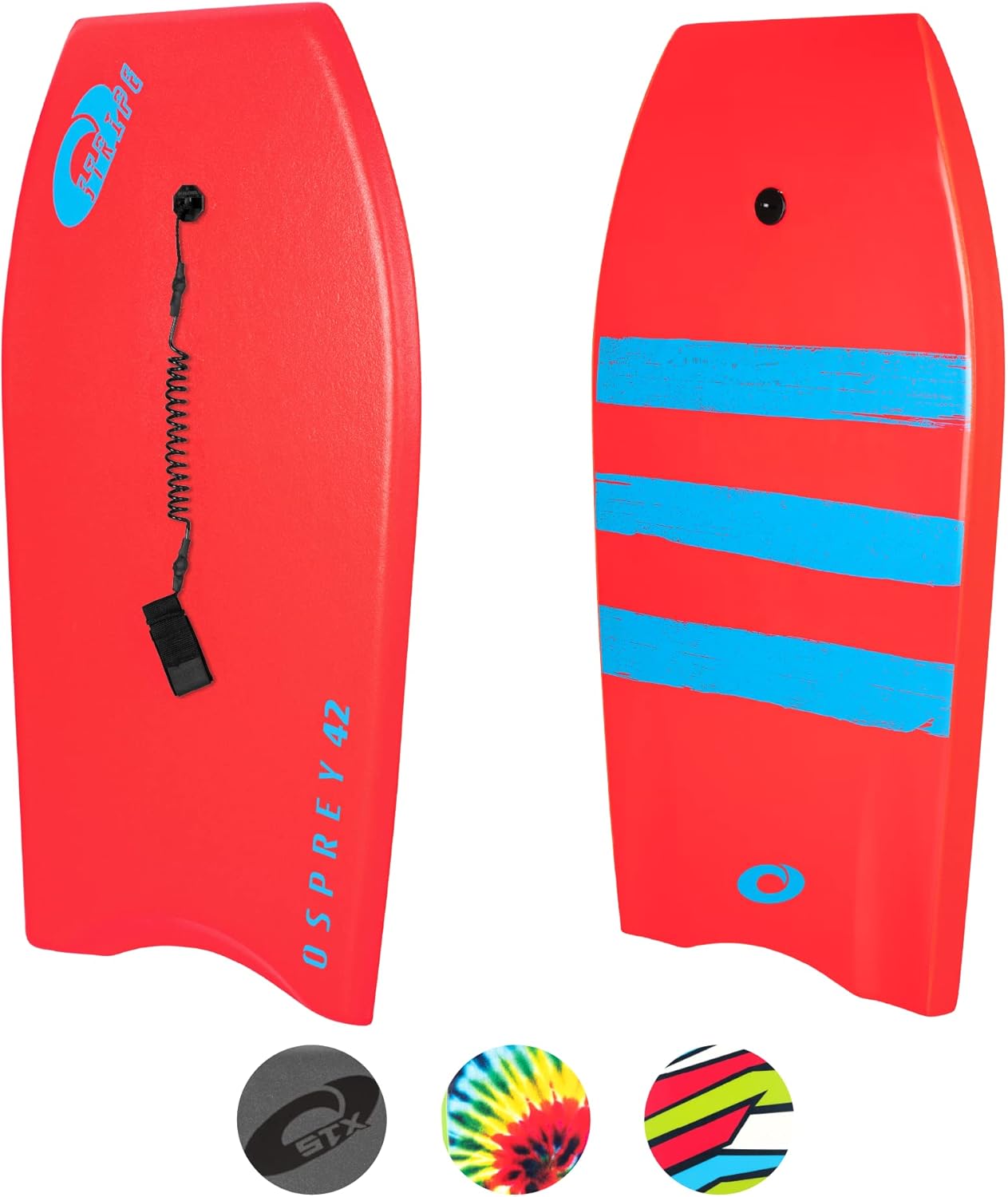 Amazon.com : Osprey 42” Bodyboard with Adjustable Wrist Leash for Kids ...