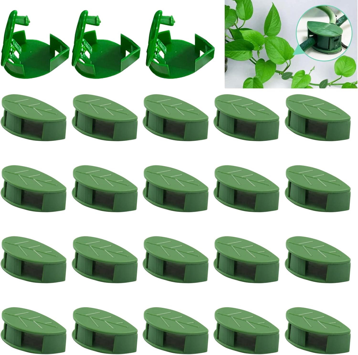 Amazon.com : 50PCS Plant Clips Climbing Wall Fixture Clips Invisible ...