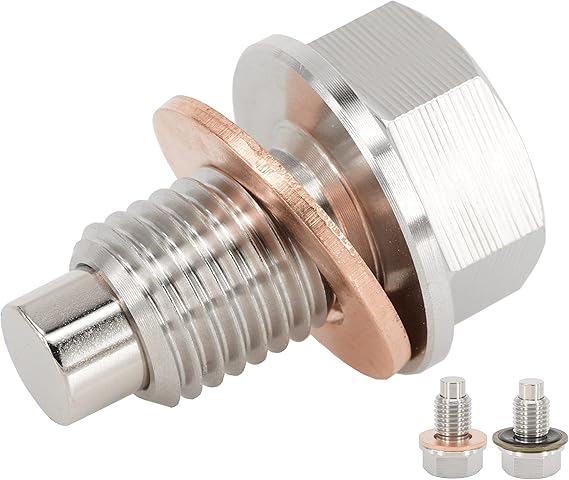 Amazon.com: Dsnaduo 1PC M12x1.5 Stainless Steel Magnetic Oil Drain Plug ...