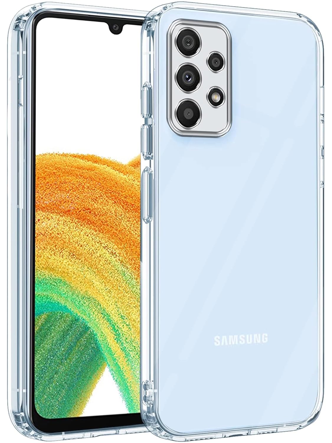 Jkobi Back Cover for Samsung Galaxy A33 5G (Silicone Clear Shockproof ...