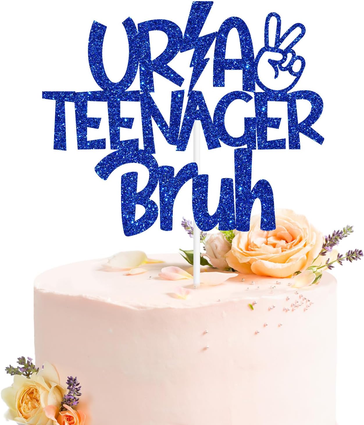 Amazon.com: Ur A Teenager Bruh Cake Topper, Bruh I'm 13, Official ...
