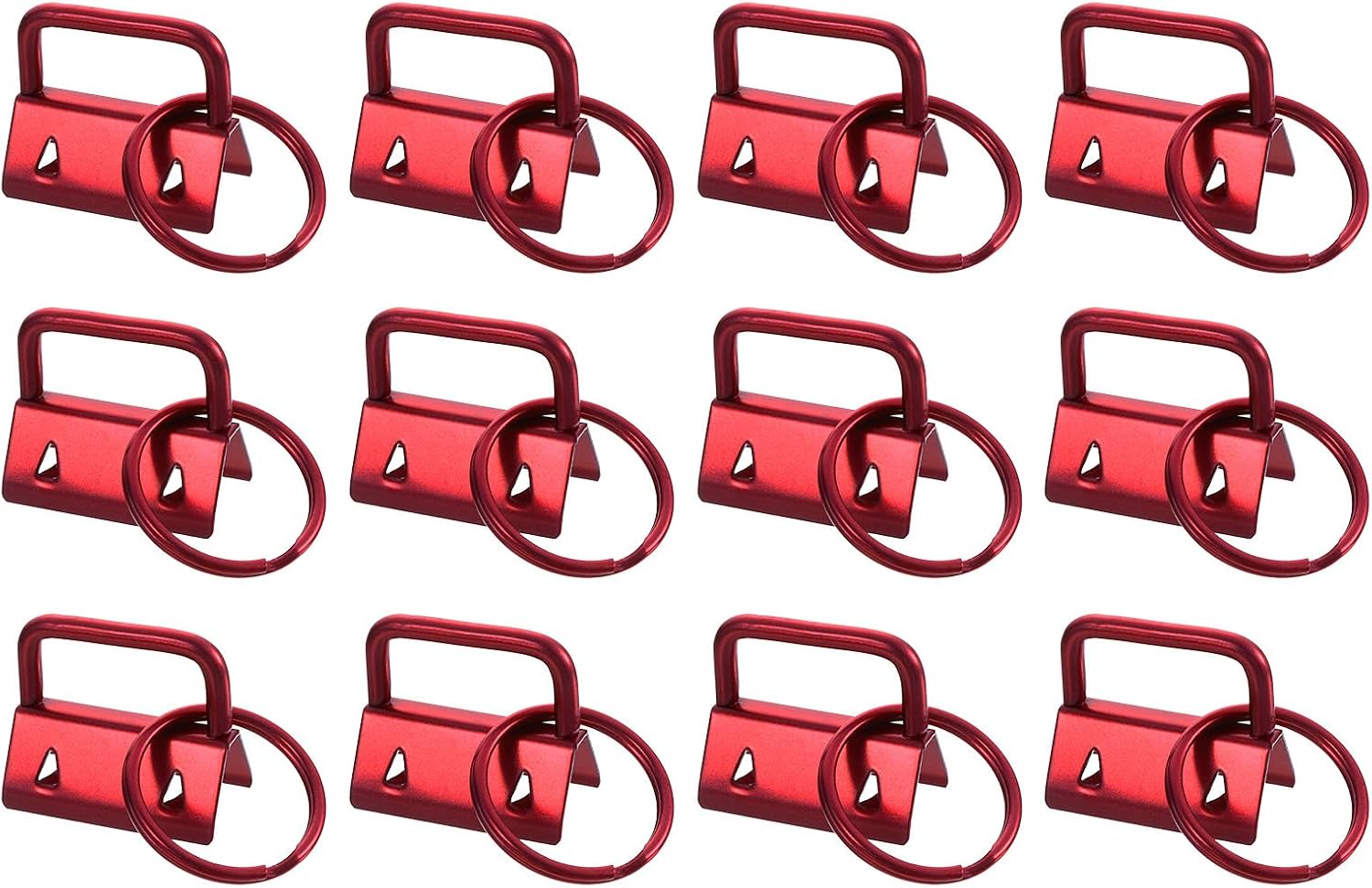 Amazon.com: uxcell 12Pcs 25mm/ 1-inch Key Fob Hardware with Keychain ...