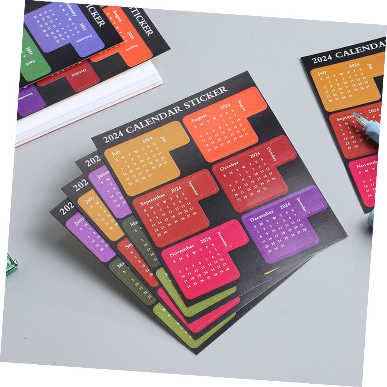 Journal Organization Stickers 2026 Calendar Stickers & Monthly Planner ...