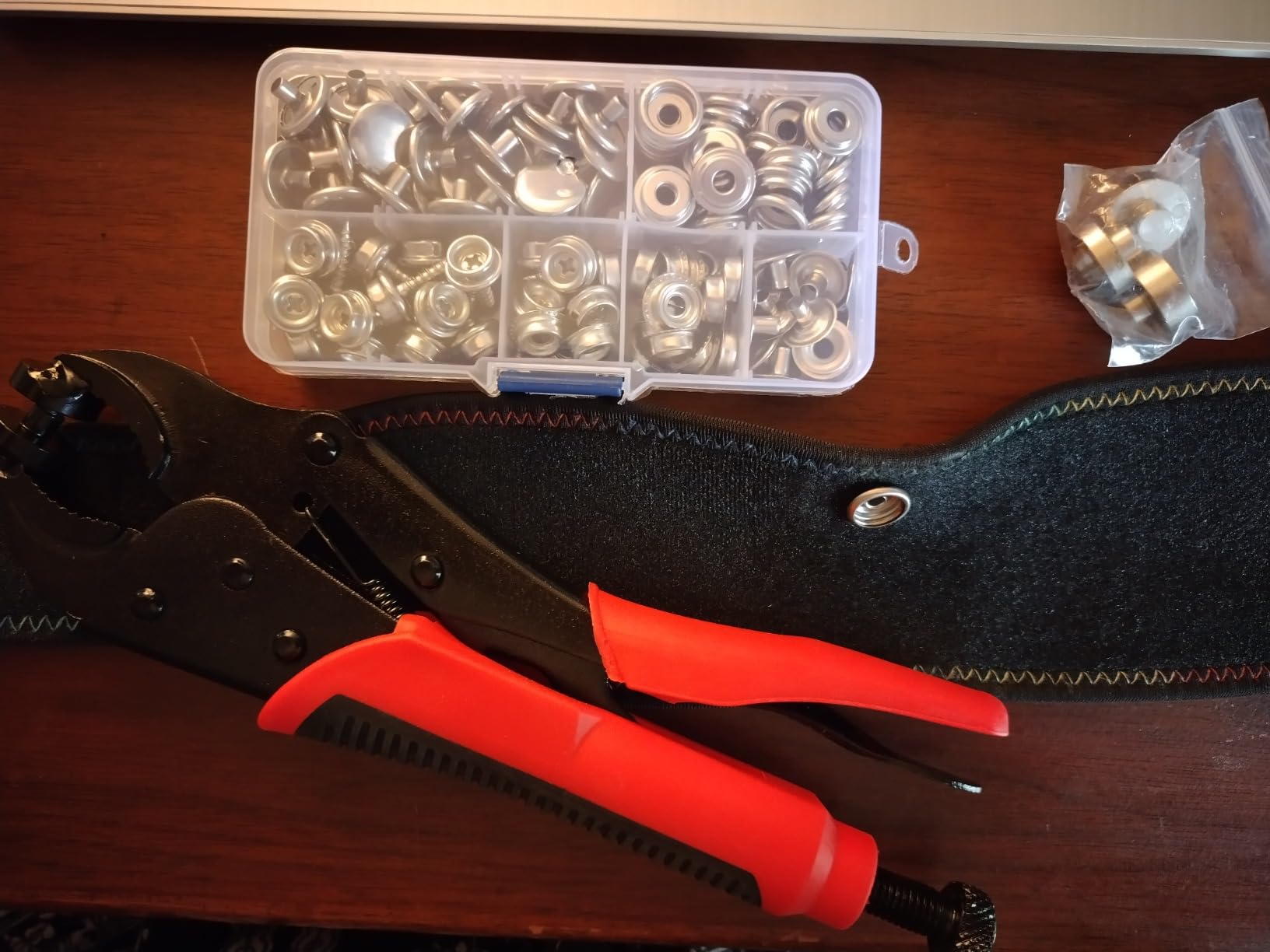 Amazon.com: XUNTOP Heavy Duty Snap Fastener Tool Adjustable Snap Tool ...