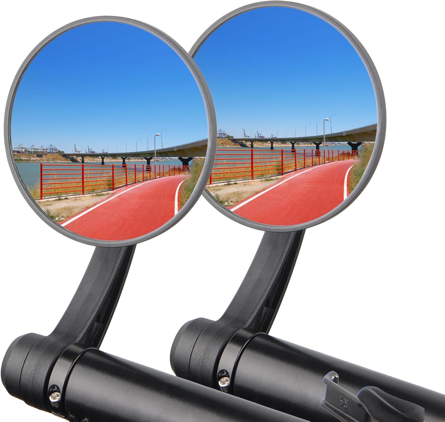 Amazon.com: Bike Mirrors, Handlebar End Mirror, Rotatable And ...
