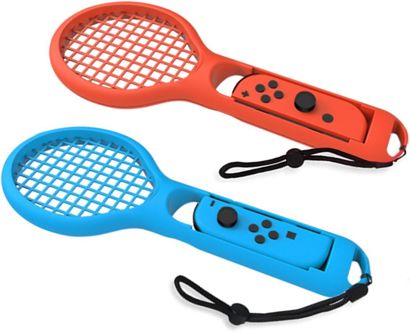 Twin Pack Tennis Rackets Red And Blue For Nintendo Switch Mario Aces ...