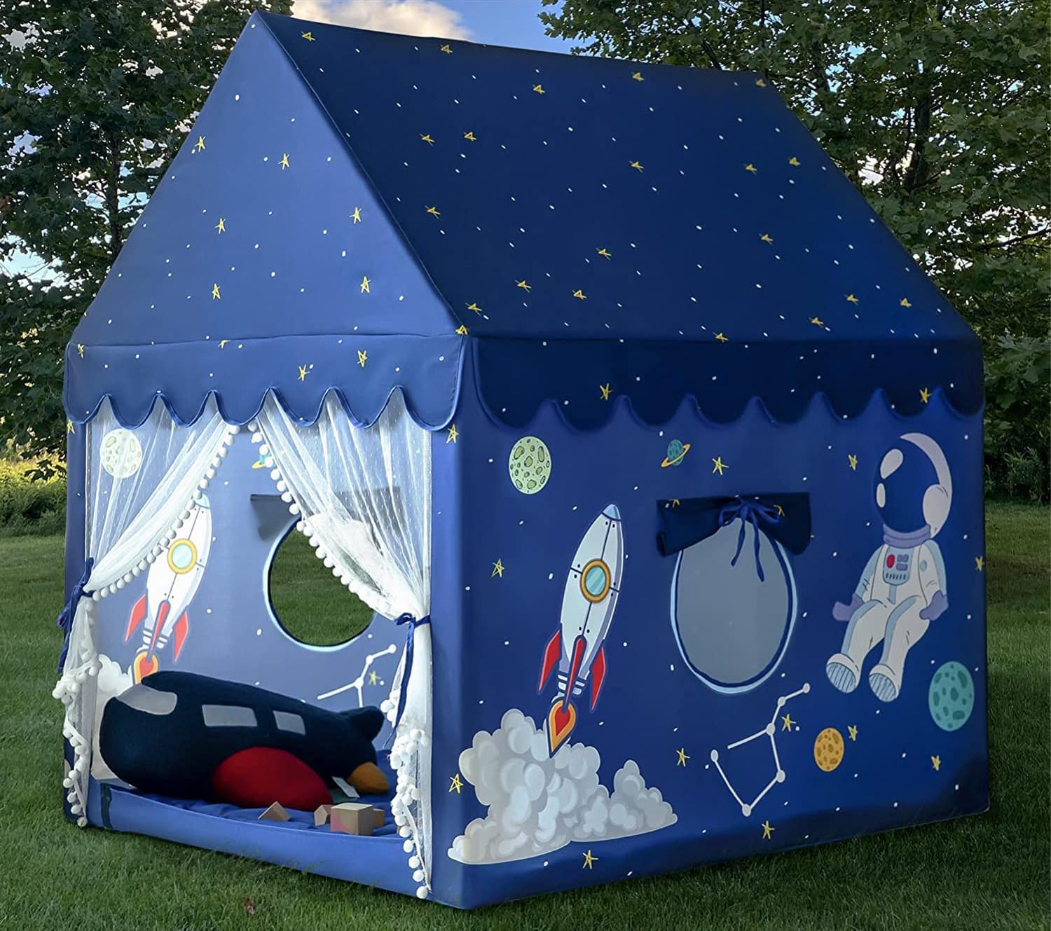 Buy Lalakiya'S Children Boy Girls Portable Castle Playhouse | Medium ...