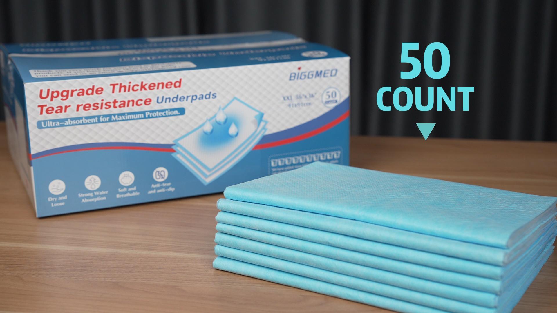 Watch Incontinence Bed Pads Heavy Duty Disposable Underpads on Amazon Live