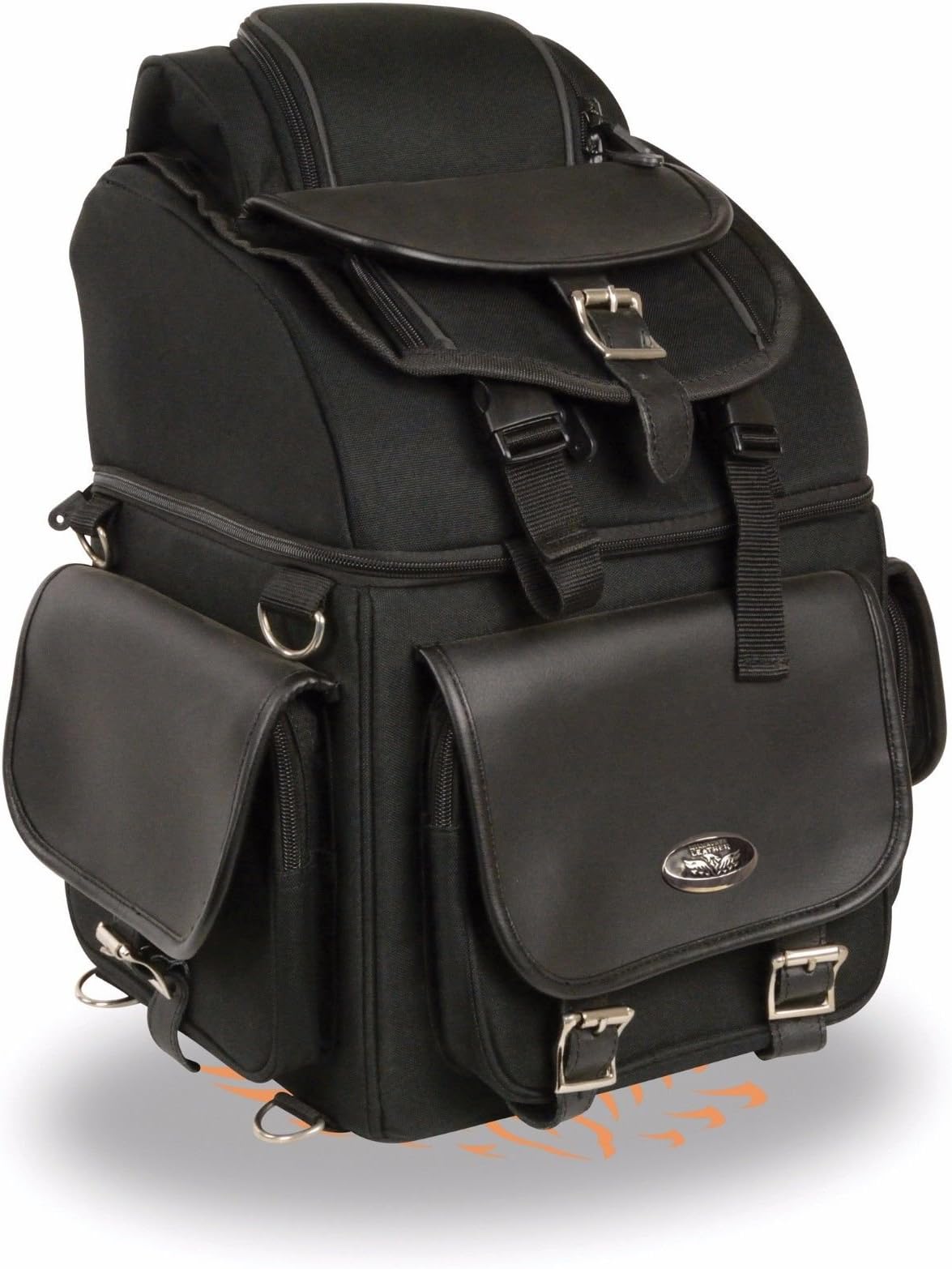 Amazon.com: Niche Stackable Tail Bag, Three sizes, Motorcycle Rear Seat ...