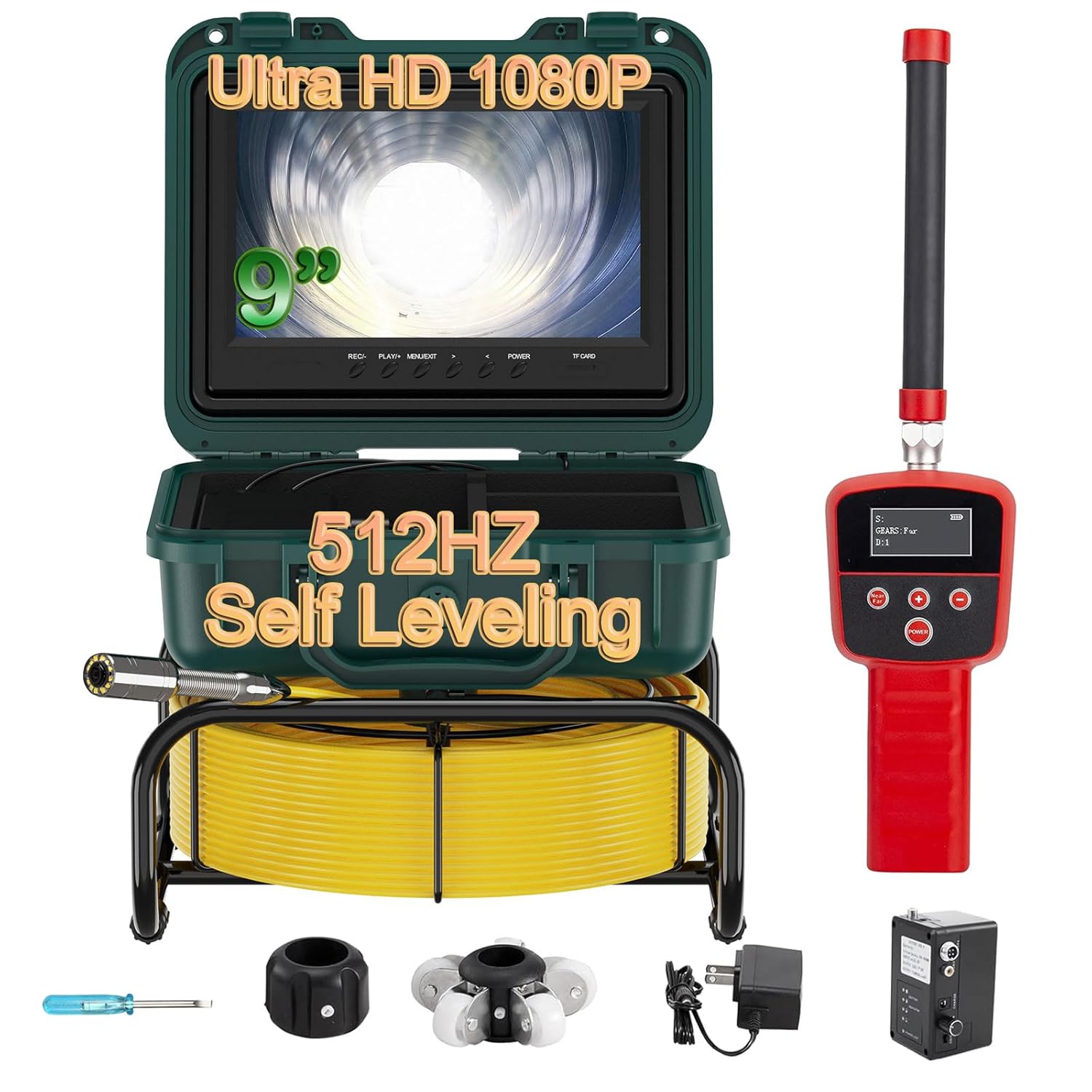 Sewer Camera with Locator 100FT,16GB JQKJCAM HD Comoros | Ubuy