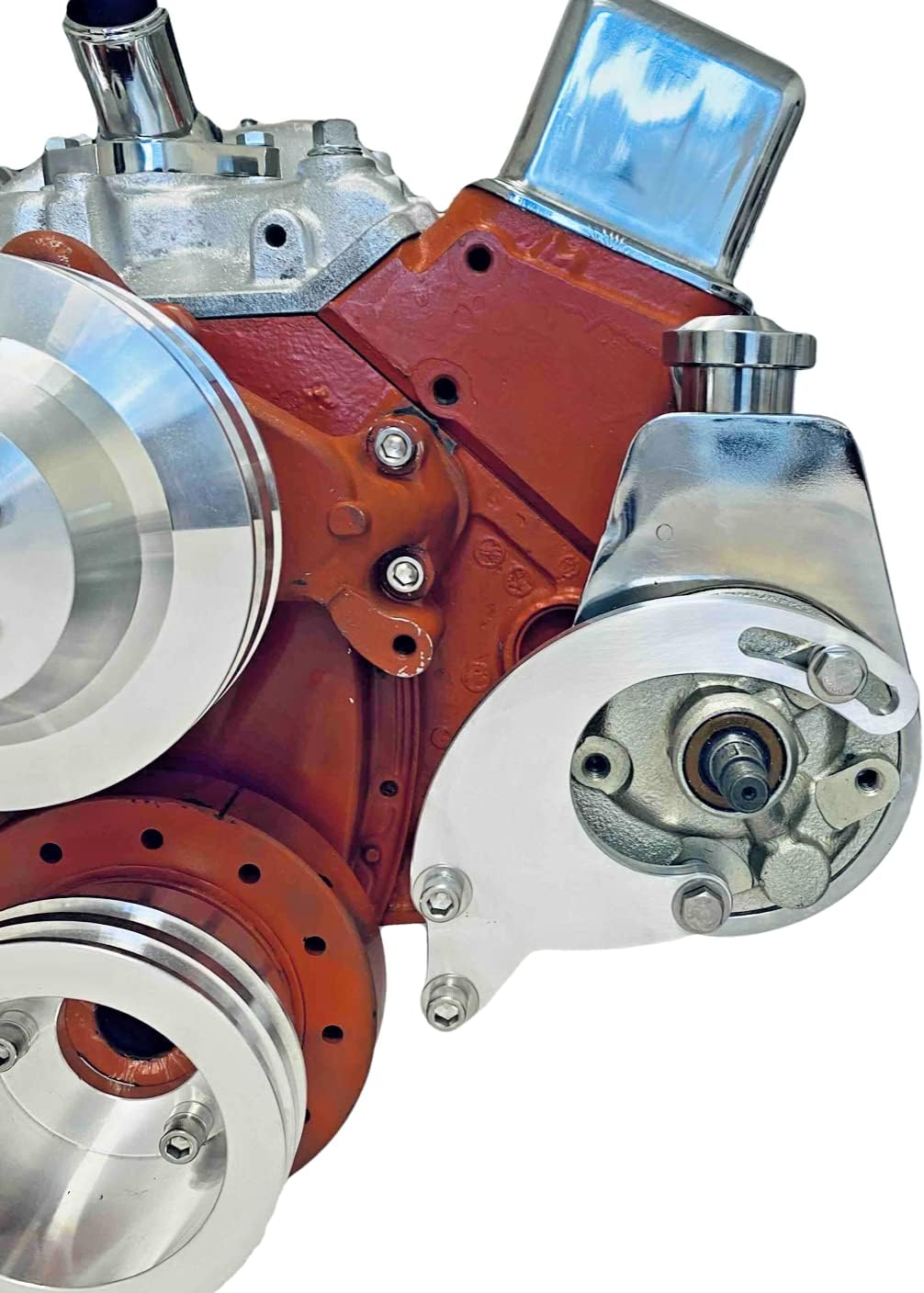 Amazon.com: SBC Power Steering Pump Bracket Kit - Adjustable V-Belt ...