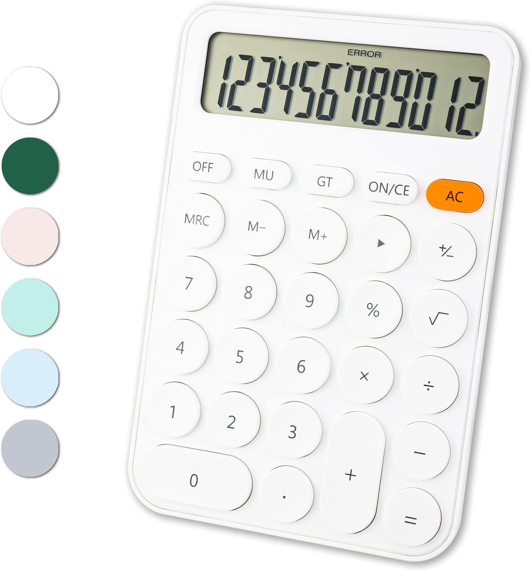 Amazon.com : Standard Calculator 12 Digit,6.2 * 4.2in Desktop Large ...