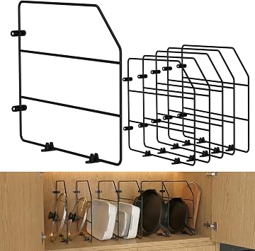 Amazon.com: XINWXSS Baking Sheet Organizer Set of 6，17"x13" Vertical ...