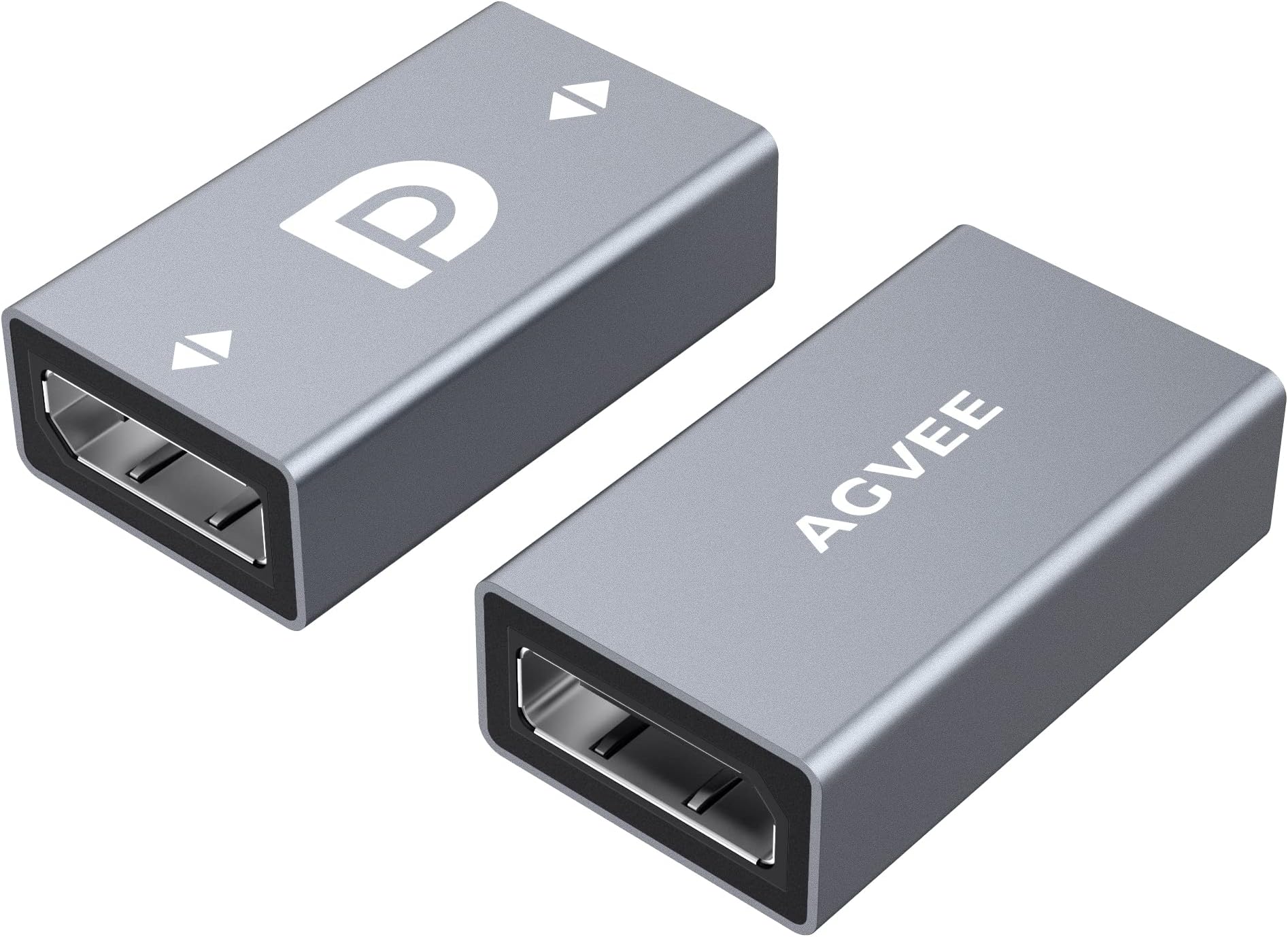 Amazon.com: AGVEE 2 Pack Displayport Coupler Adapter, Alloy Shell 8K ...