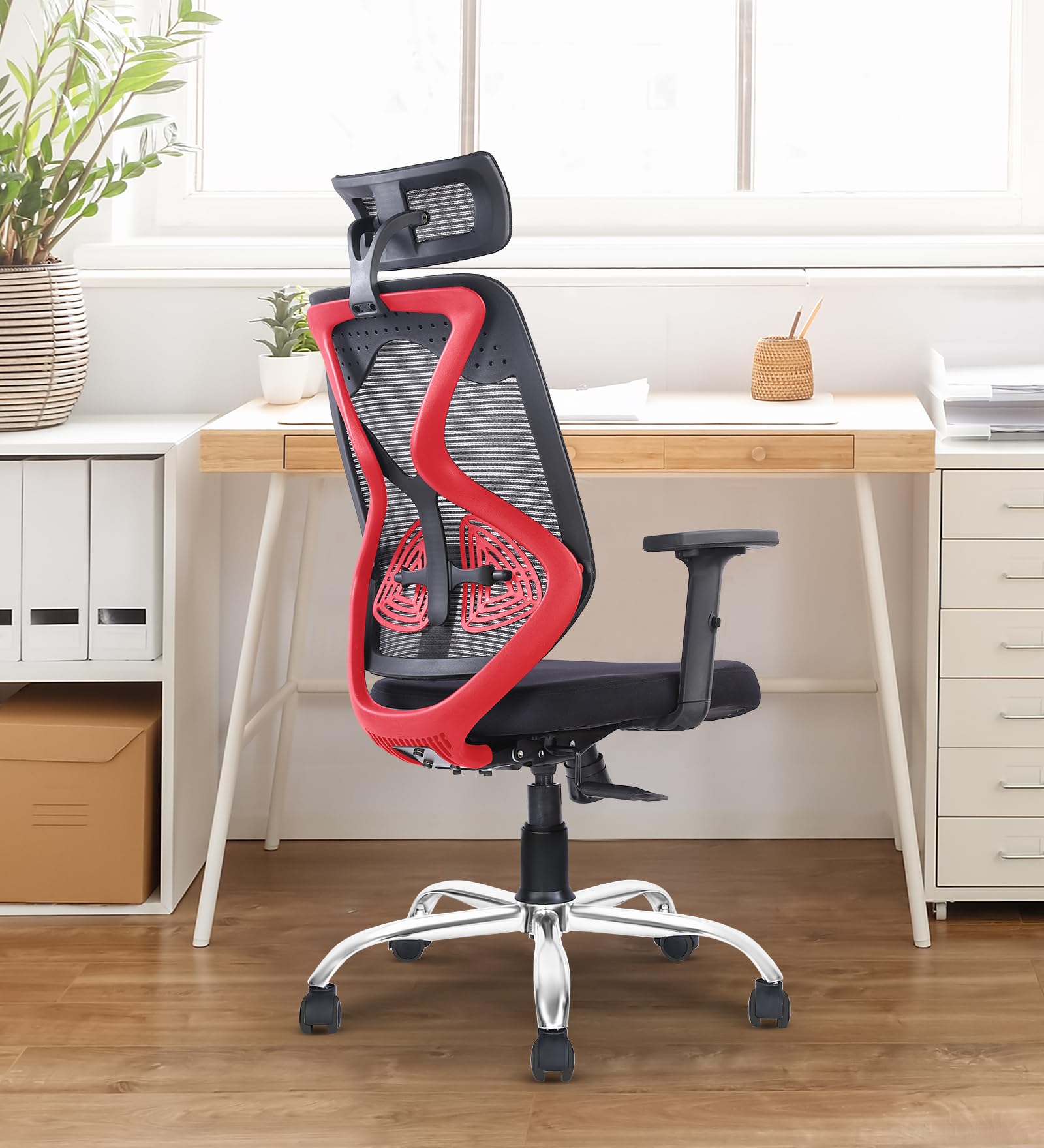 Vergo Transform Classic Ergonomic High Back Mesh Office Chair, Headrest ...