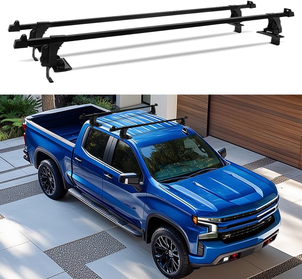 Amazon.com: DREAMIZER Universal Roof Rack Cross Bars,Glossy Black 54 ...
