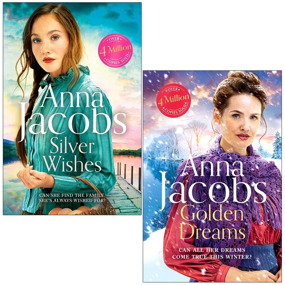 Anna Jacobs Jubilee Lake Series 2 Books Collection Set (Silver Wishes ...