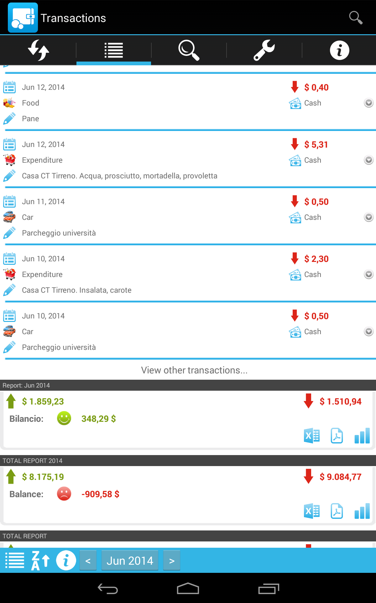 myMoney - Expense Tracking - App on Amazon Appstore