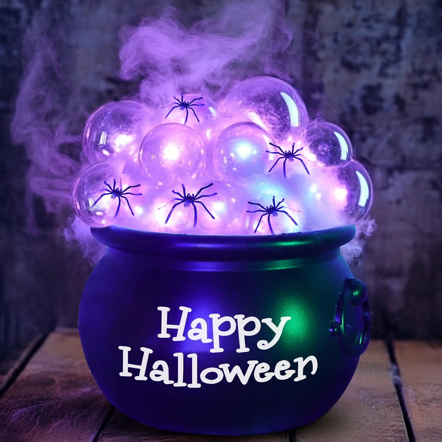 Amazon.com: Halloween Decorations Indoor, DIY Bubbling Cauldron Set - 7 ...