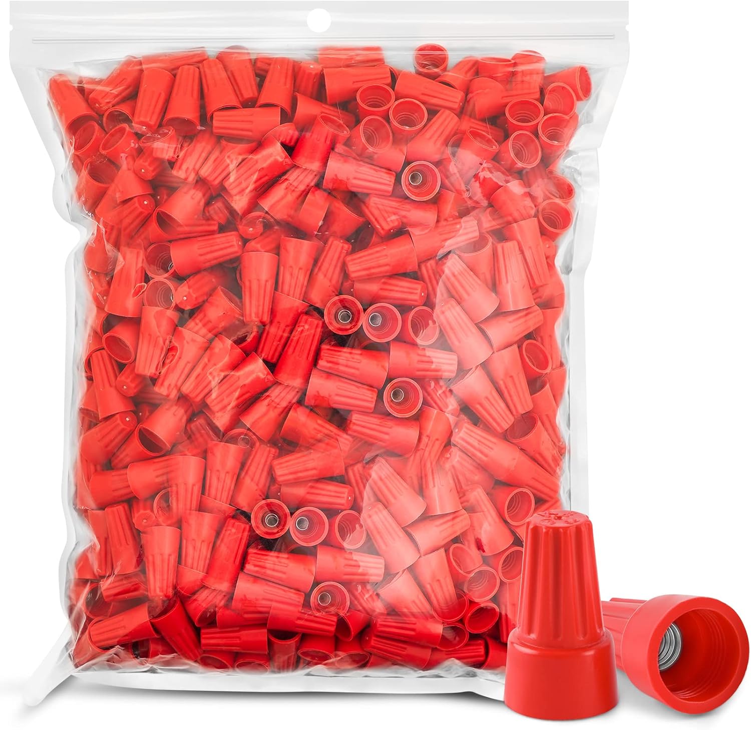 Amazon.com: JTIEO 300PCS Red Wire Connectors Nuts Electric Wire ...