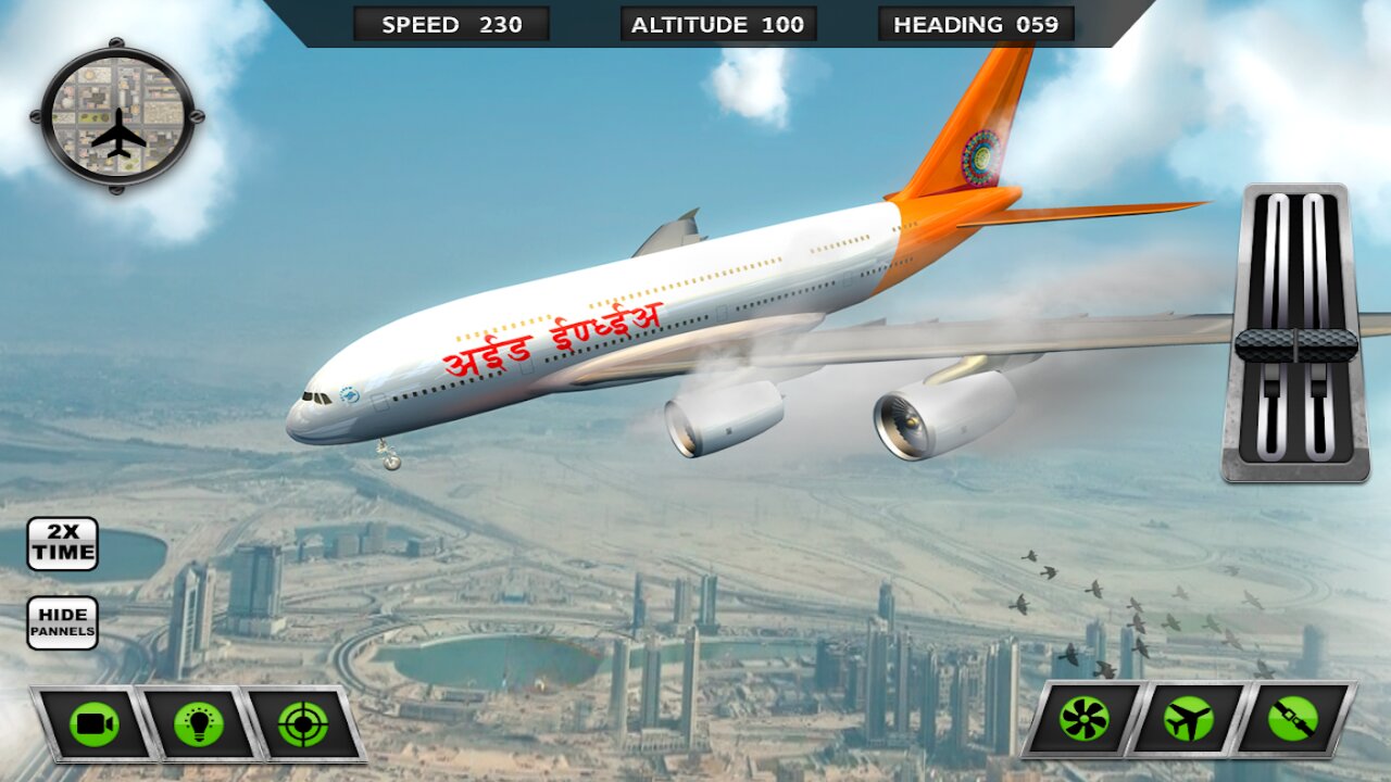 Flight Simulator 2.1 Airplane Games Aeroplan Flying Airplane Sky Racing ...